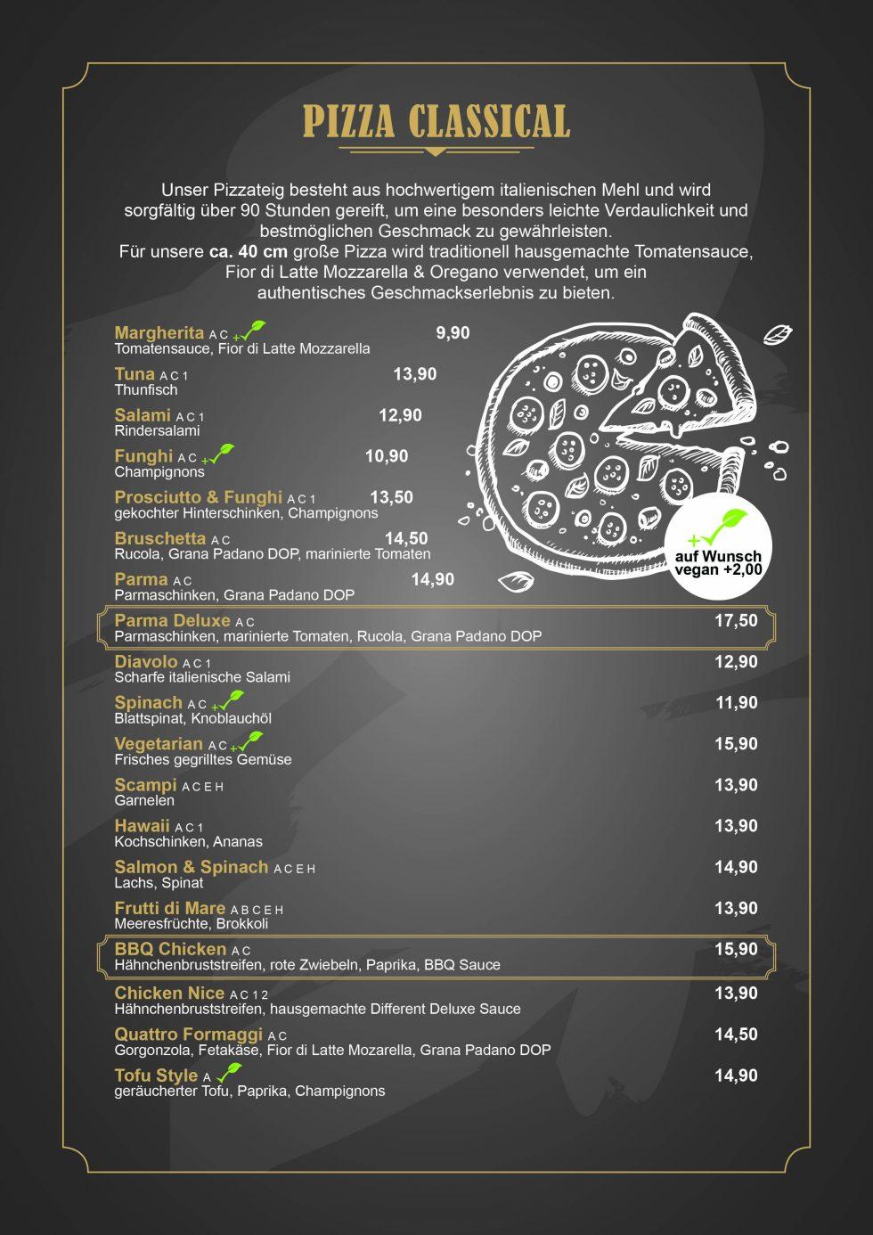 Menu - genussvolle Vielfalt | Restaurant Different